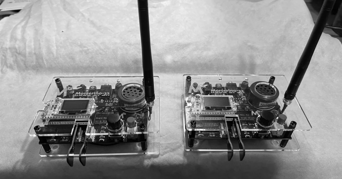 Amaze Your friends! Learn Morse code with the Morserino-32 – Greyscale Zone