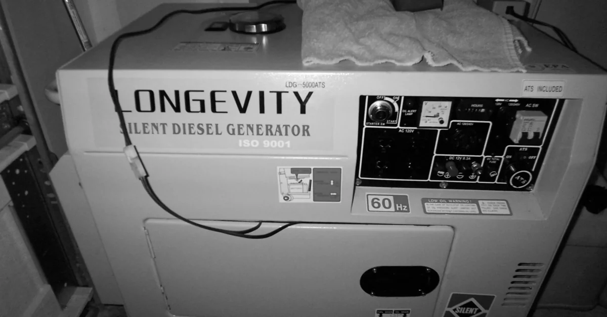 Diesel Generator – Greyscale Zone
